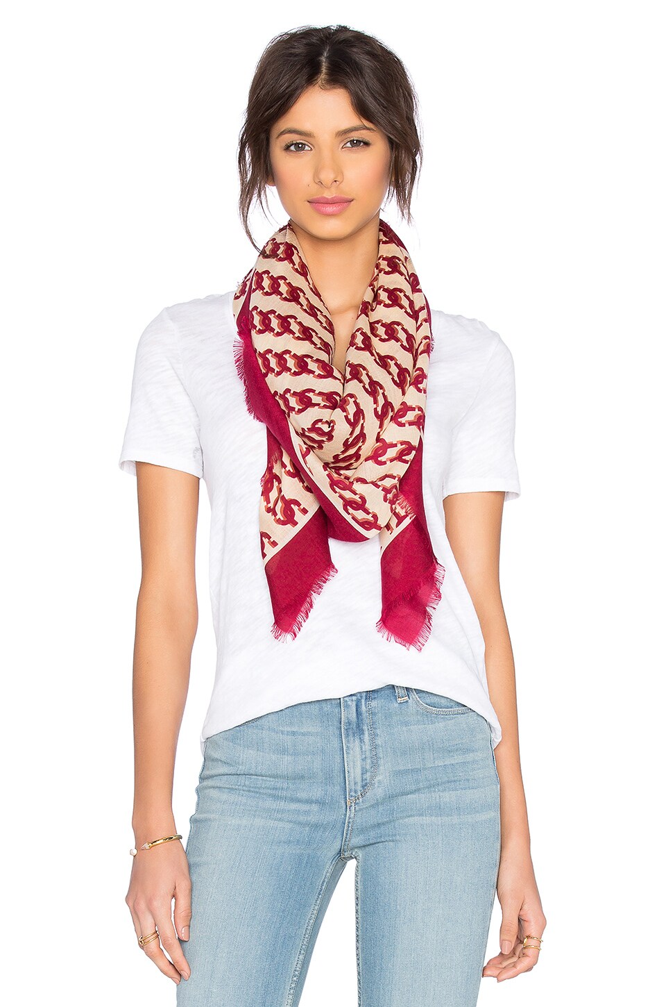 Marc Jacobs J Marc Scarf in Tawny Port Multi | REVOLVE