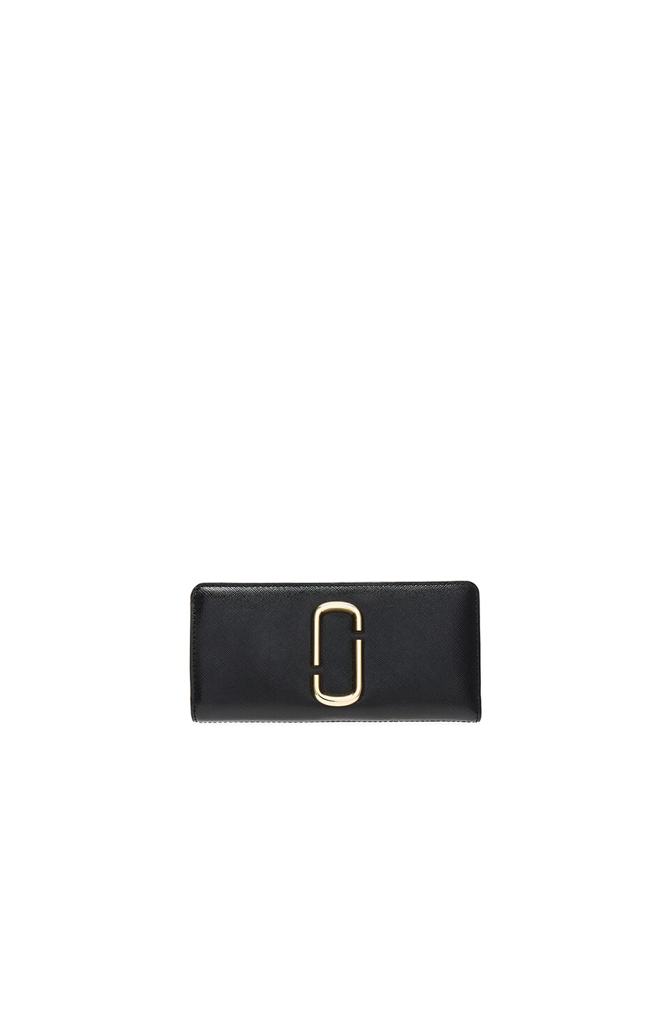 Marc Jacobs Open Face Wallet in Black & Rose | REVOLVE