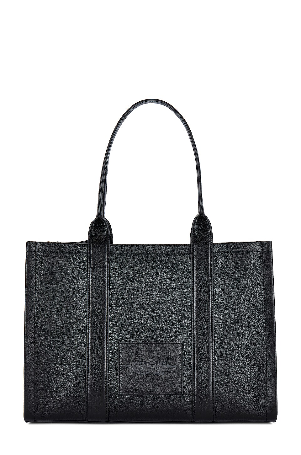Marc Jacobs The Leather Work Tote Bag in Black | REVOLVE