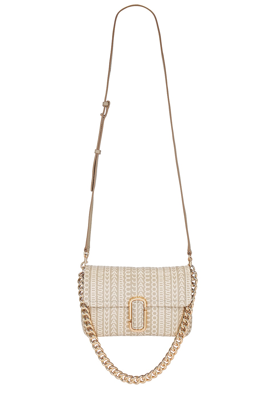 Marc Jacobs The Monogram J Marc Shoulder Bag in Khaki | REVOLVE