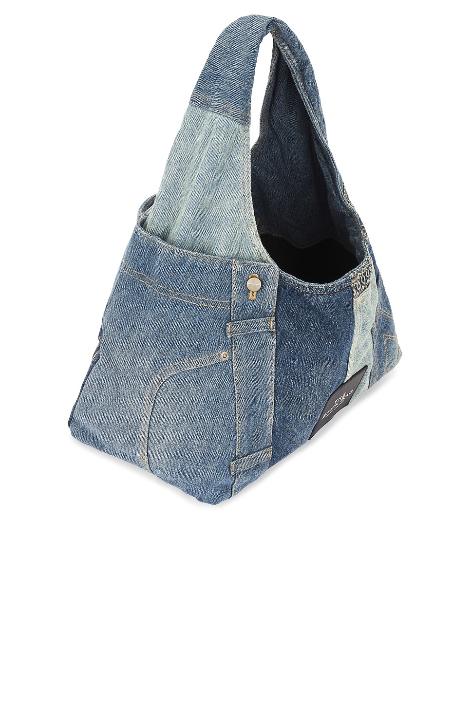 Marc Jacobs The Deconstructed Denim Sack Bag in Indigo Multi | REVOLVE