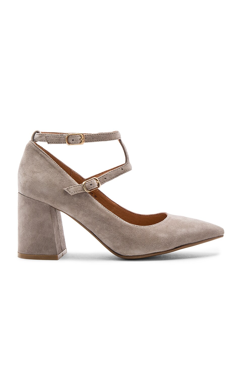 Matiko Skye Heels in Light Taupe | REVOLVE