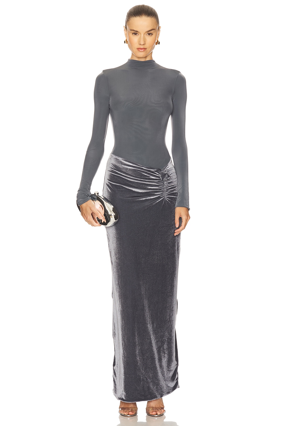 Maygel Coronel Borelli Dress in Stone | REVOLVE