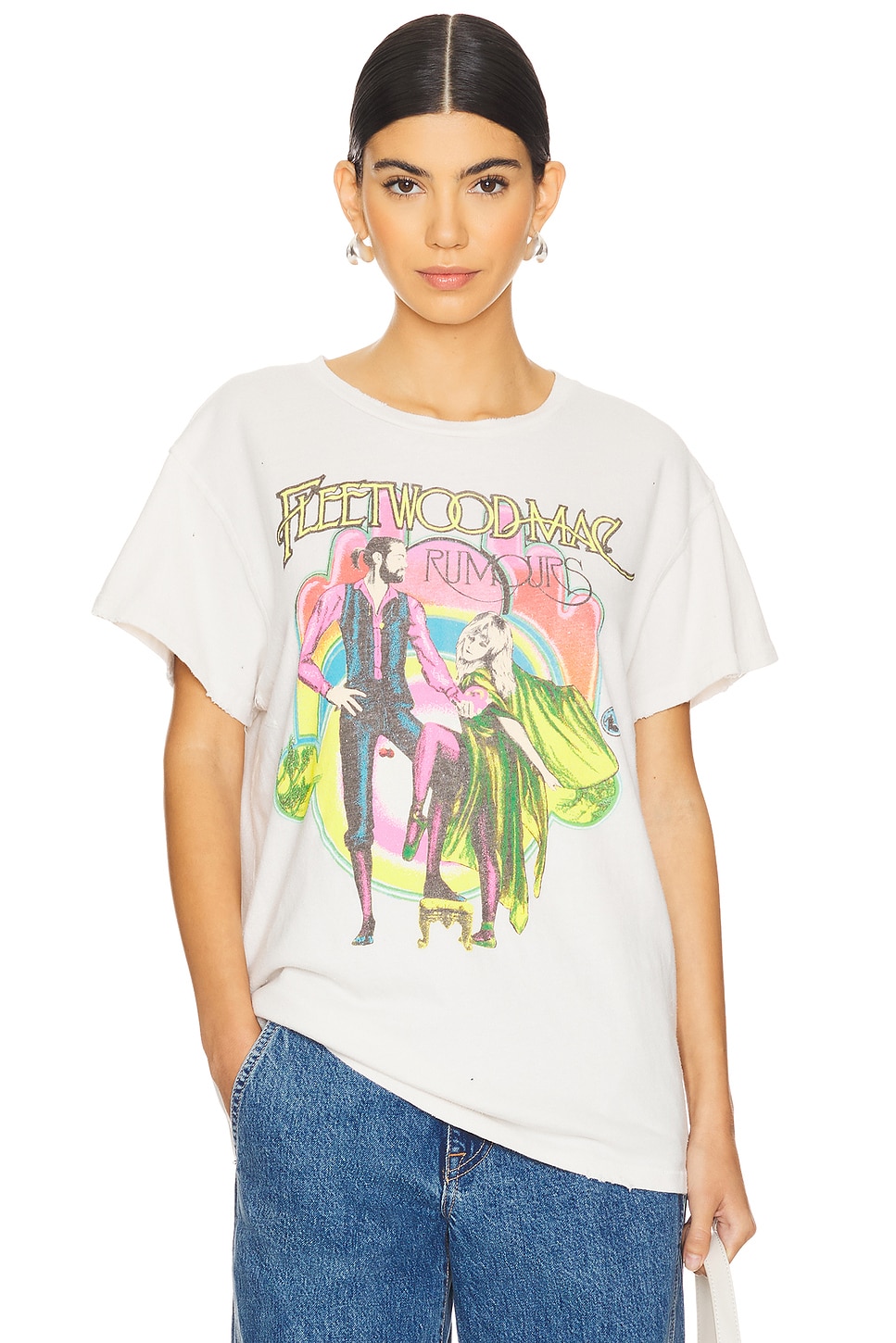 Madeworn Fleetwood Mac Tee in Vintage White | REVOLVE