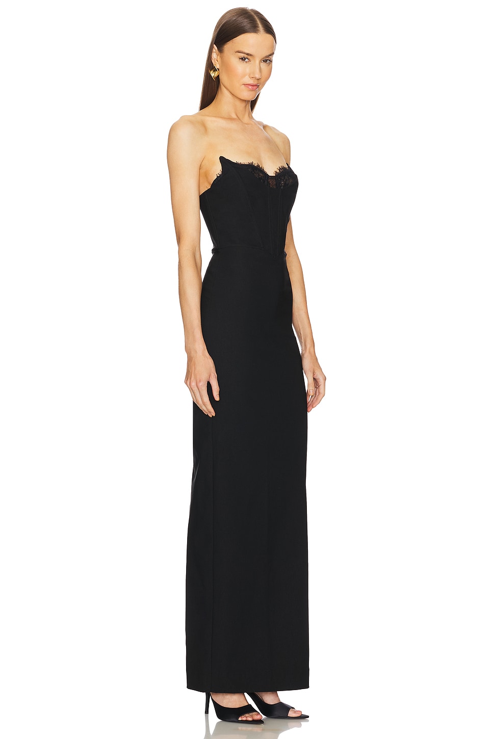 Michael Costello x REVOLVE Louisa Gown in Black | REVOLVE