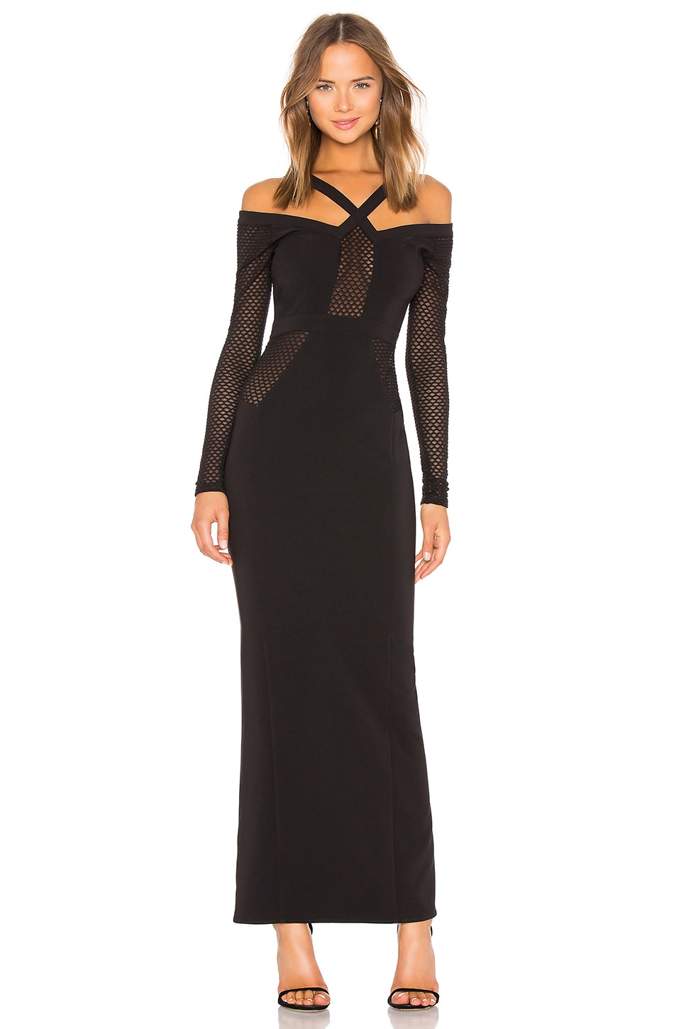 Michael Costello x REVOLVE Elisha Maxi Dress in Black | REVOLVE