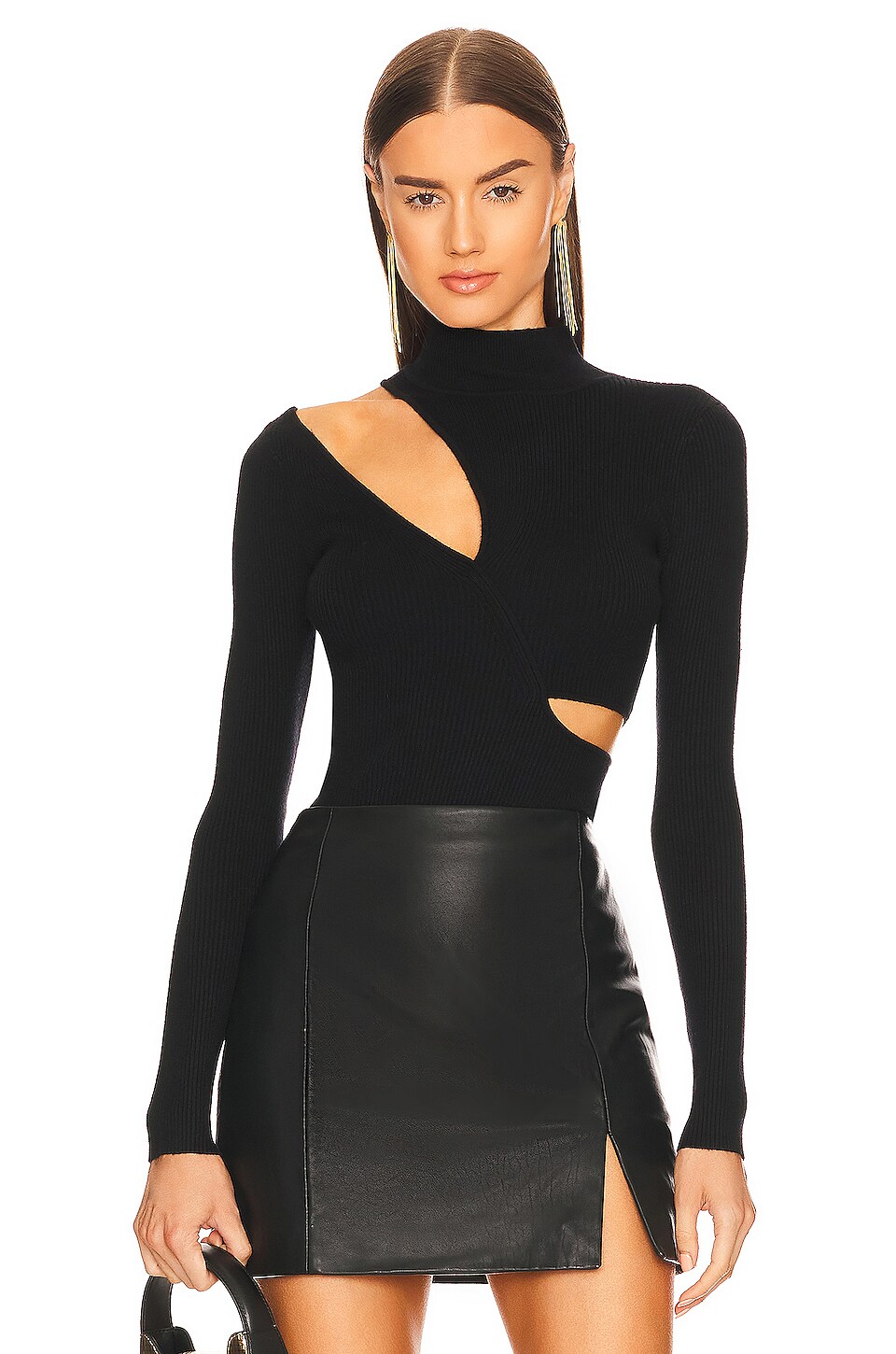 Michael Costello x REVOLVE Soraya Sweater in Black | REVOLVE
