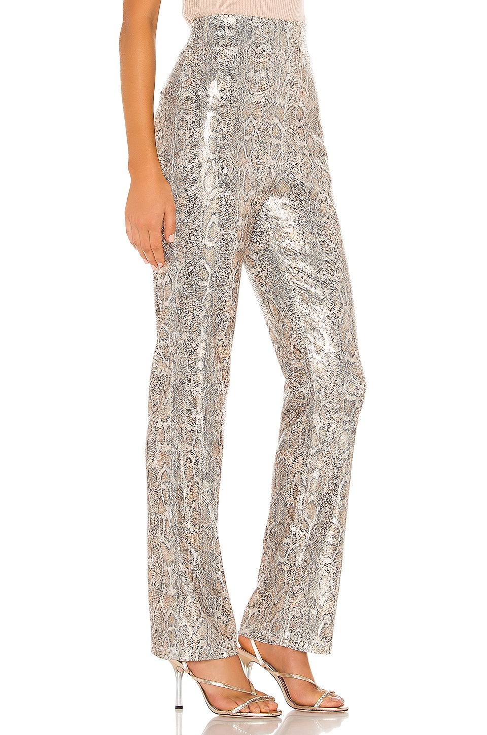 Michael Costello x REVOLVE Henri Pant in Brown Snake | REVOLVE