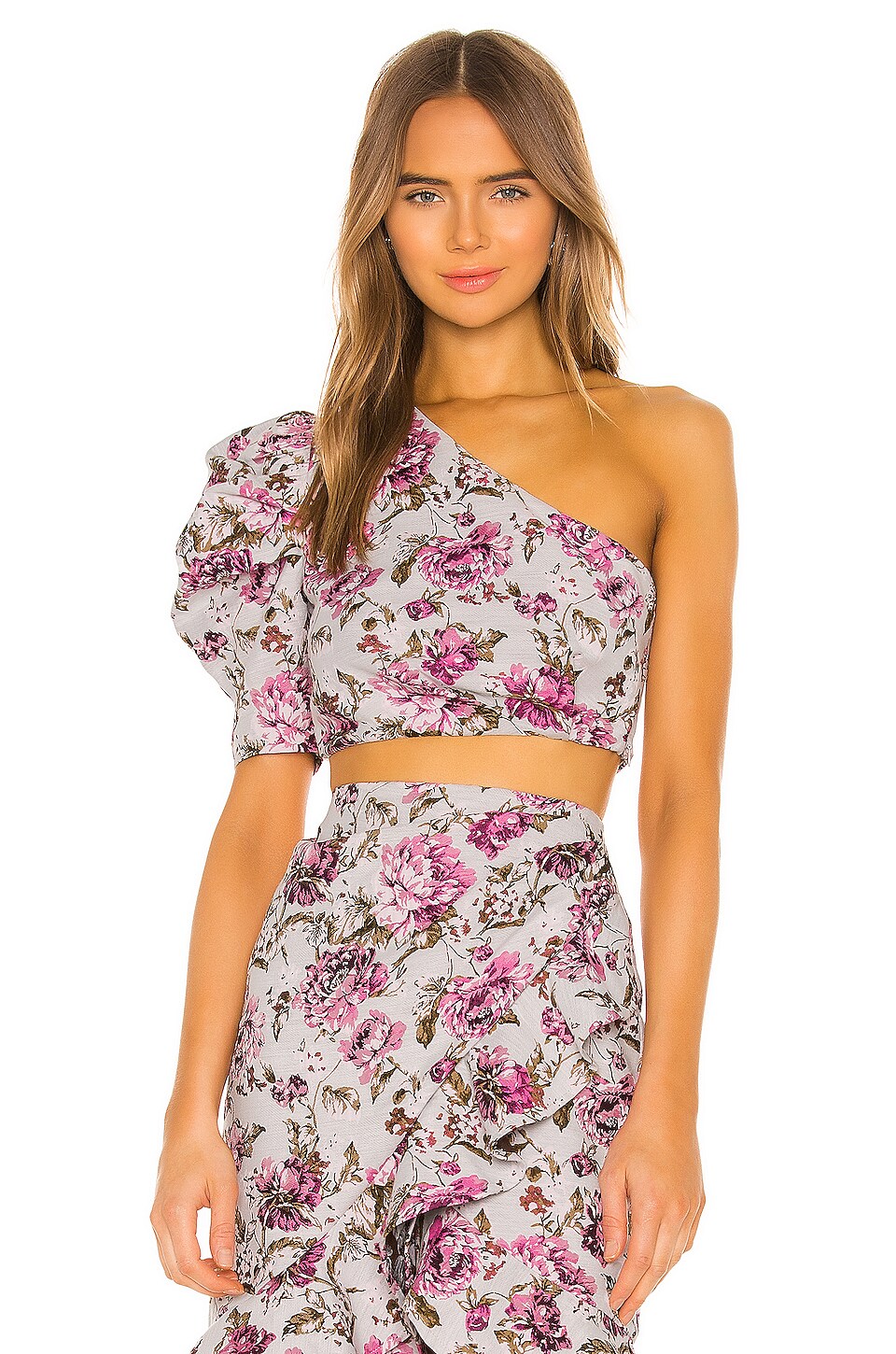 Michael Costello x REVOLVE Vessi Top in Pink Floral | REVOLVE