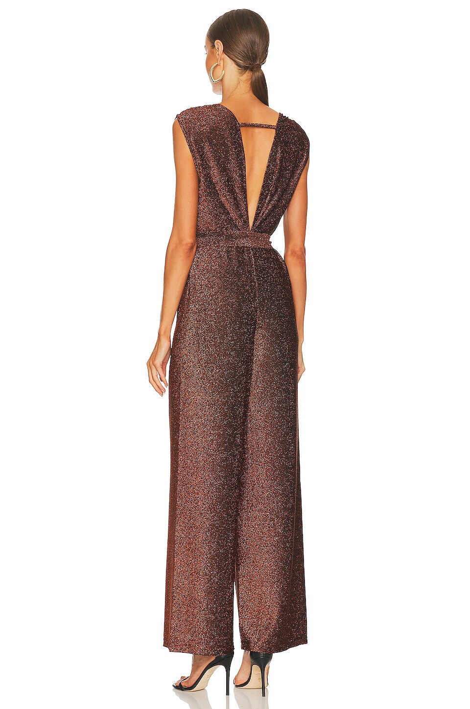 Mes Demoiselles Geisha Jumpsuit in Copper Combo | REVOLVE