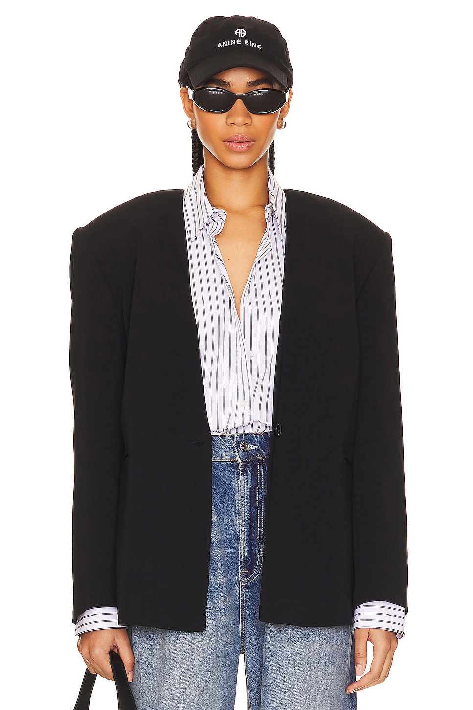 MYBESTFRIENDS Alexis Jacket in Black | REVOLVE