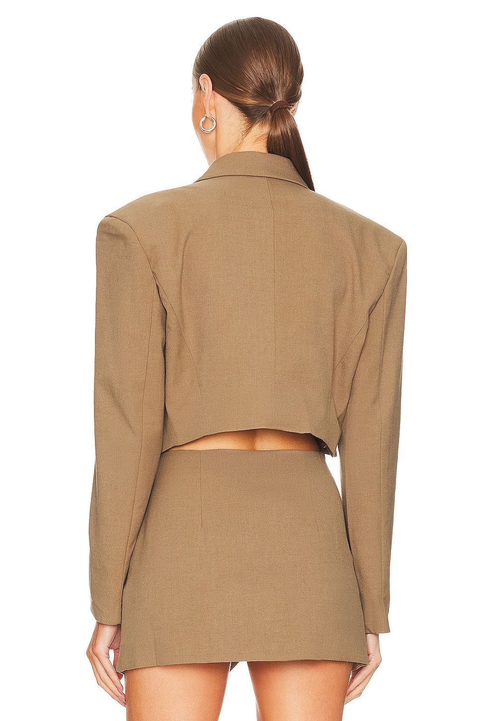 Mother of All Marilyn Cropped Jacket in Beige | REVOLVE