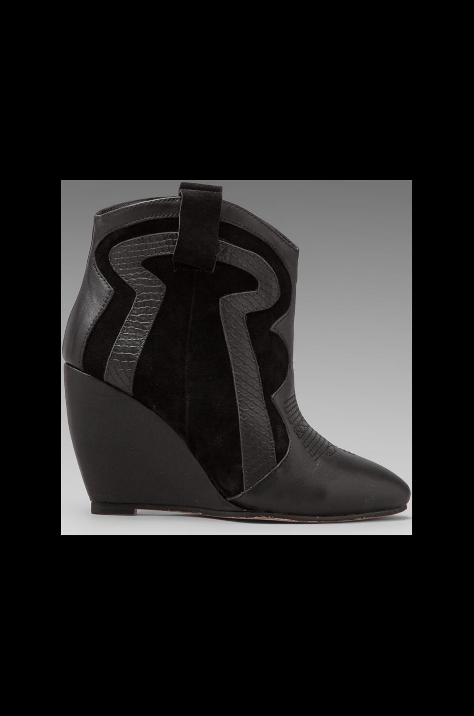 MADISON HARDING Roger Cowboy Boot in Black | REVOLVE