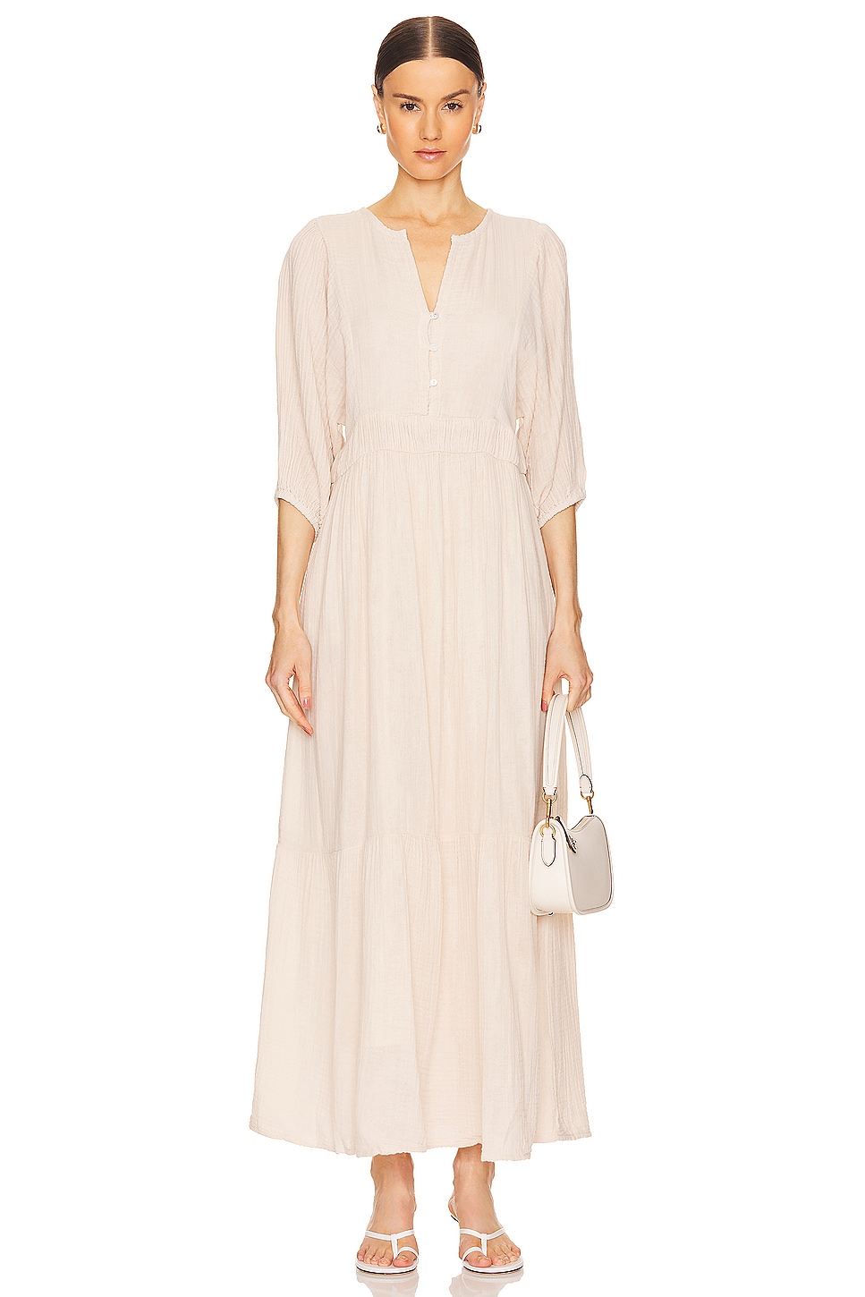 Michael Stars Felicity Maxi Dress in Cement | REVOLVE