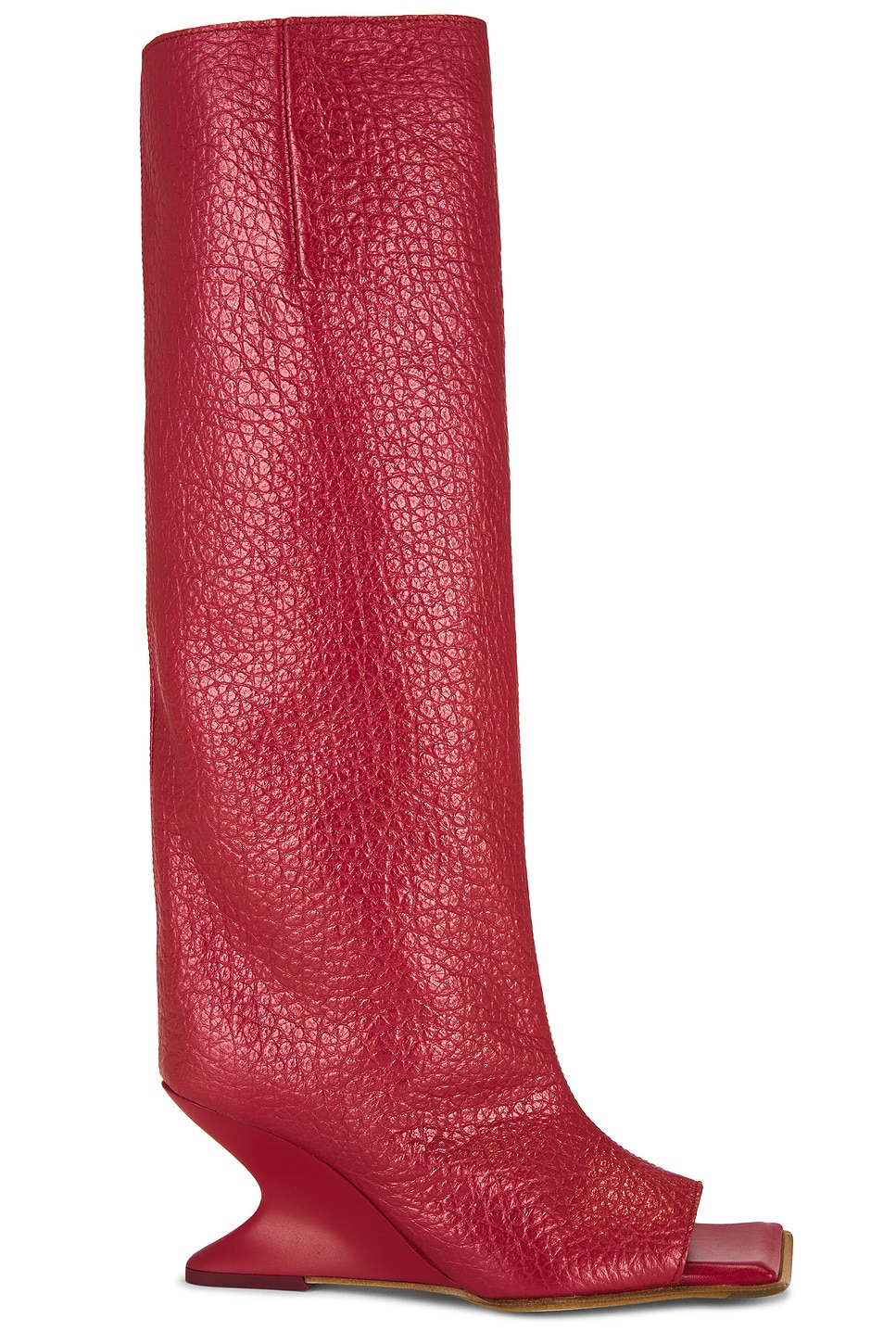Miista Salima Open Tall Boot in Red | REVOLVE