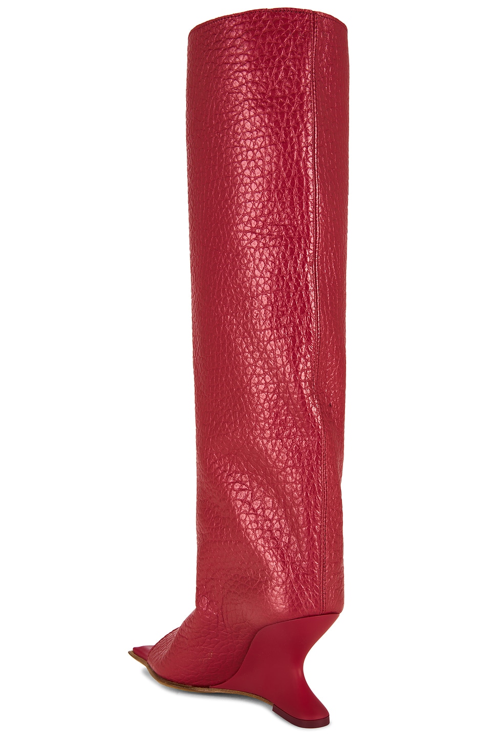 Miista Salima Open Tall Boot in Red | REVOLVE