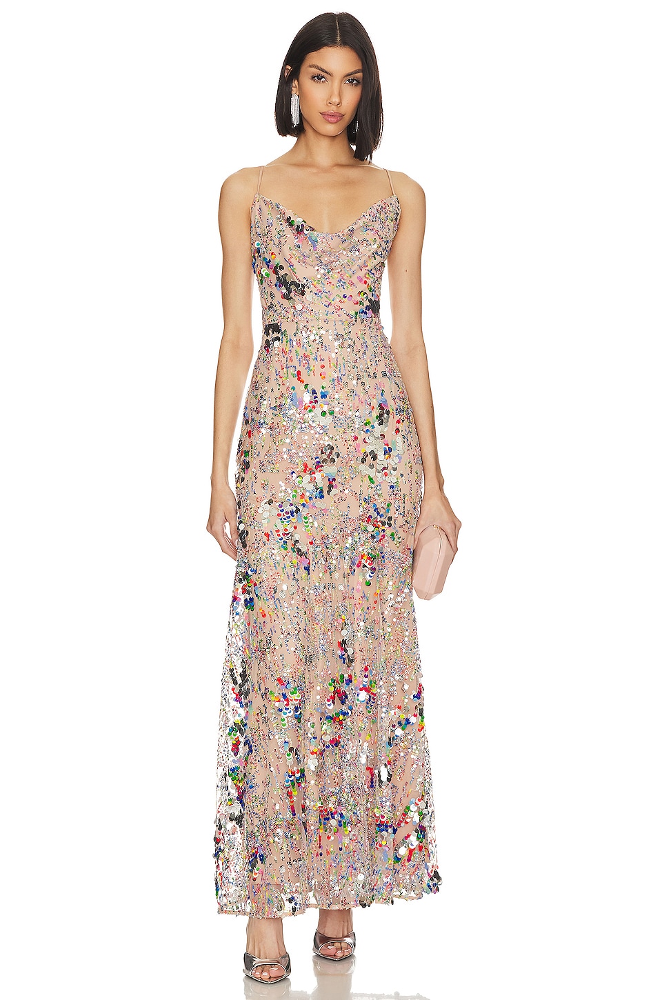 MILLY Odetta Sequins Dress in Confetti | REVOLVE