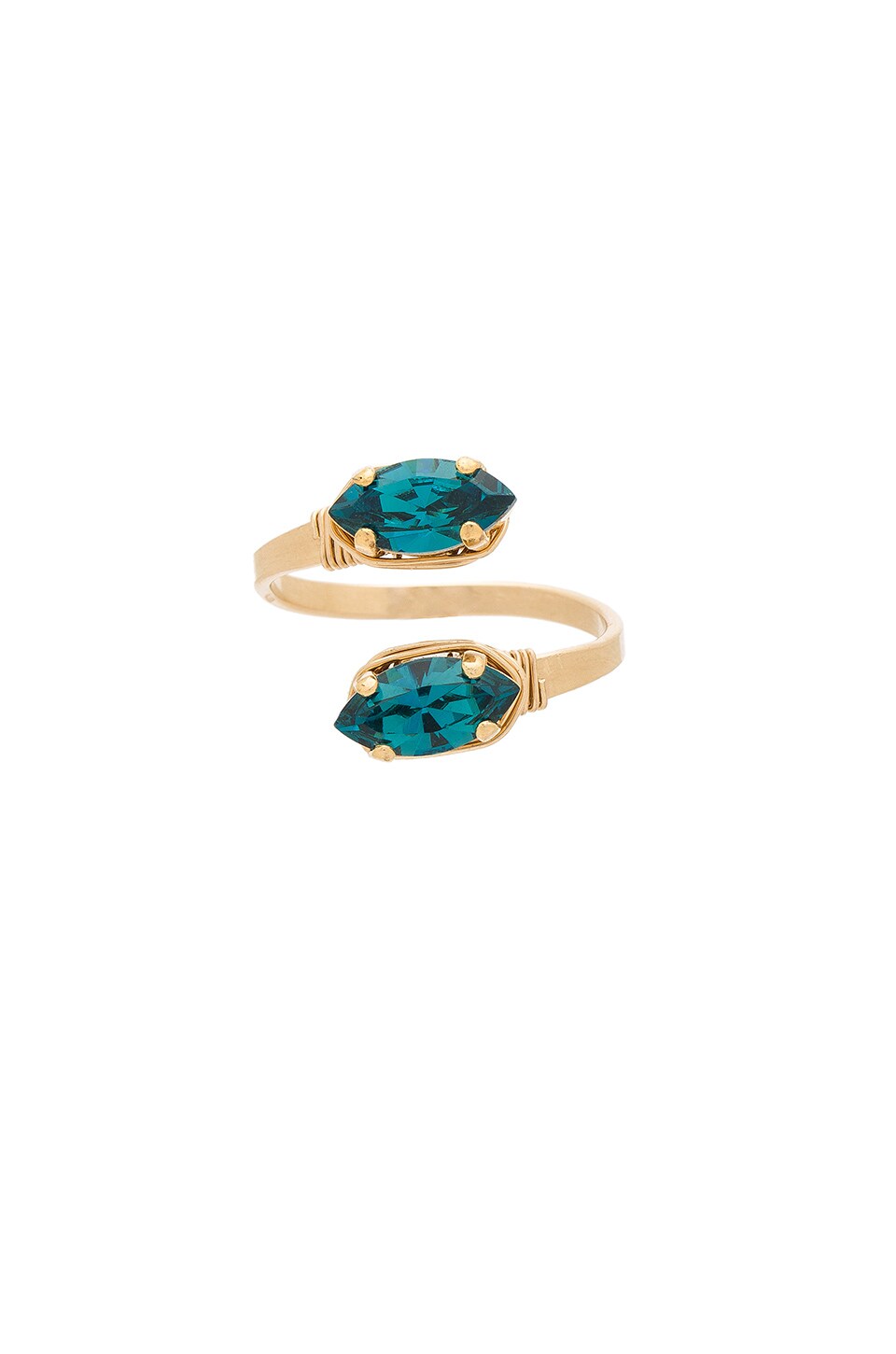Mimi & Lu Scarlett Ring in Ocean Aqua | REVOLVE