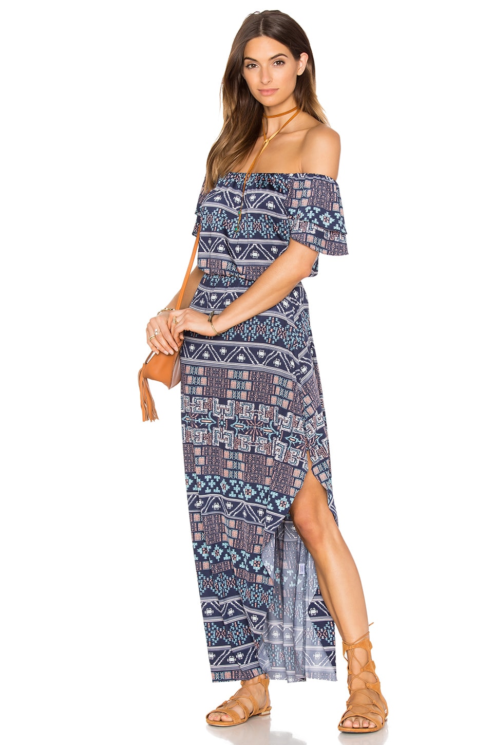 MISA Los Angeles Willow Maxi Dress in Midnight Desert | REVOLVE