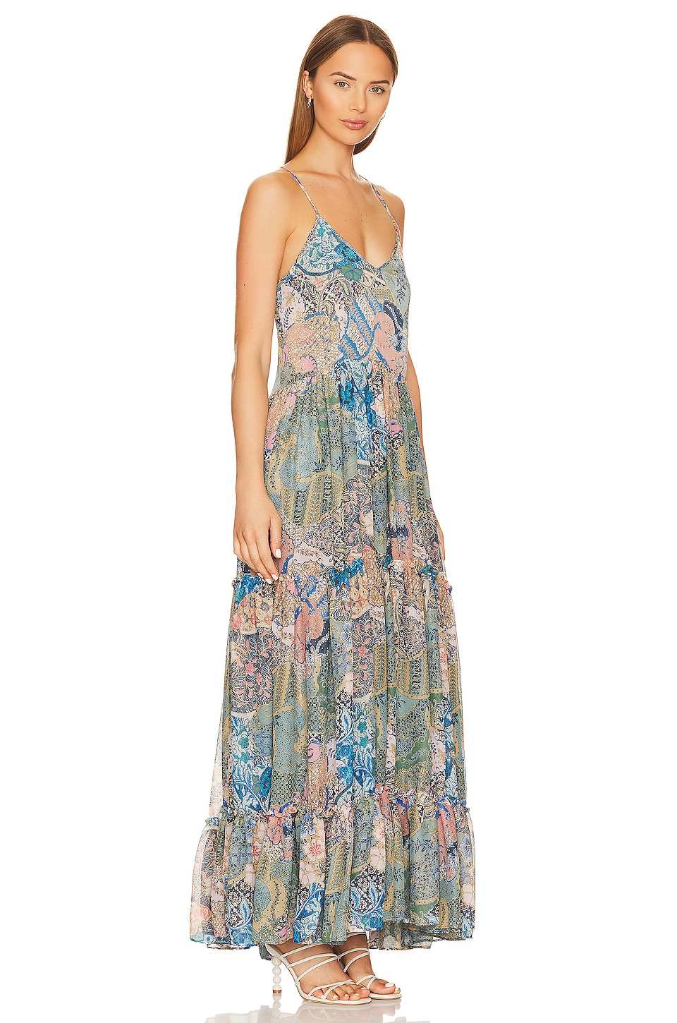 MISA Los Angeles Kali Dress in Patchwork Batik | REVOLVE