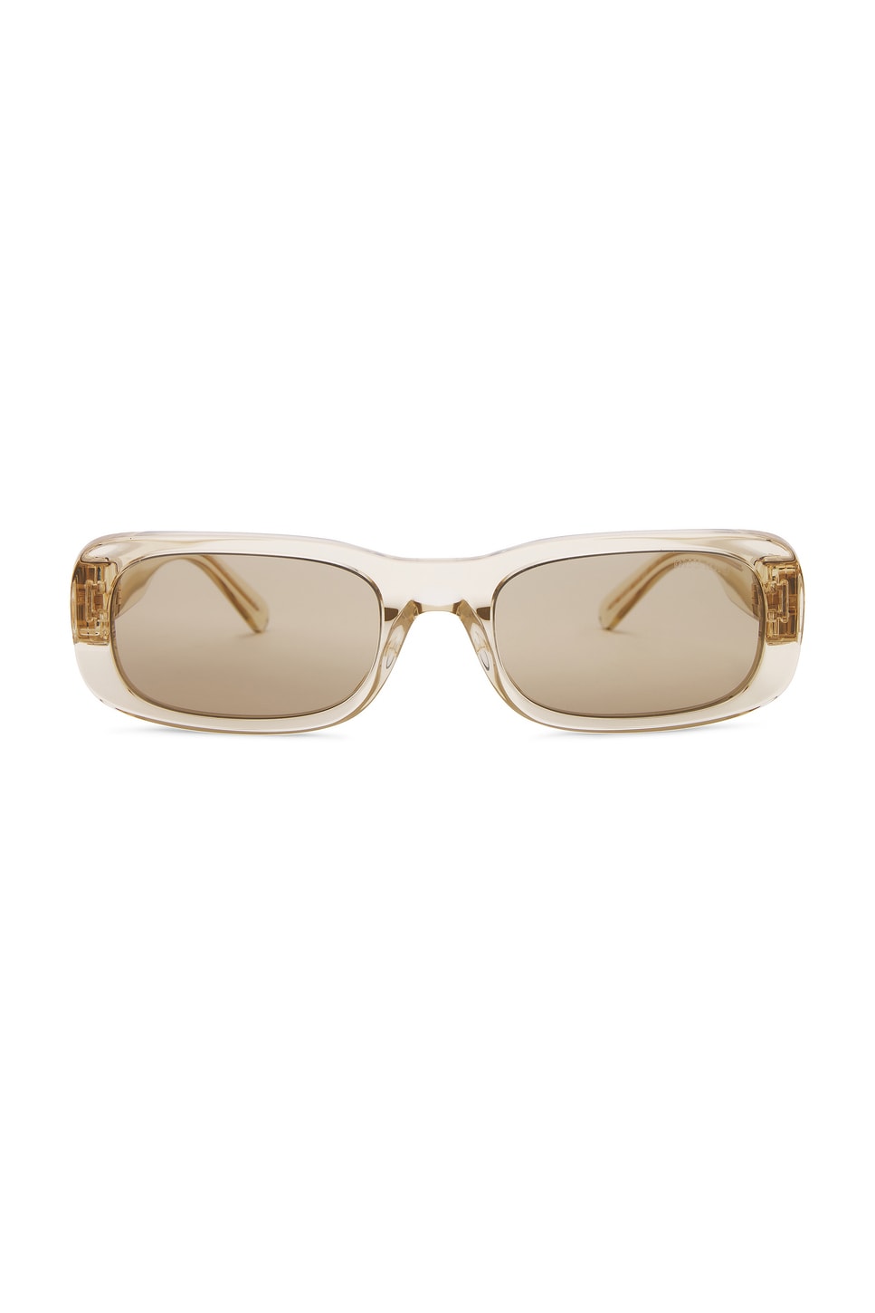 Miu Miu Rectangle Sunglasses in Clear | REVOLVE