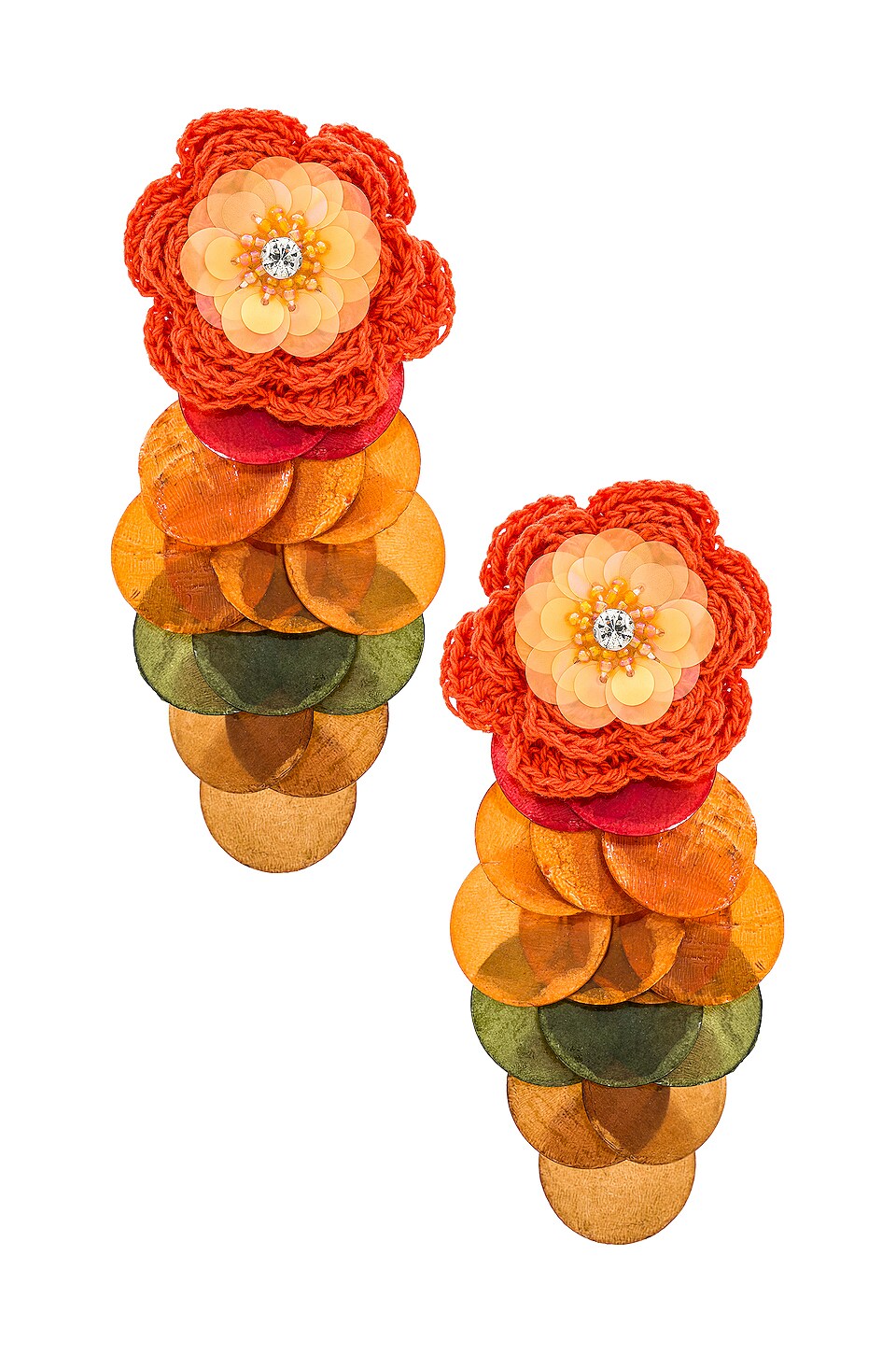 Maiyo Flower Earrings in Multi | REVOLVE