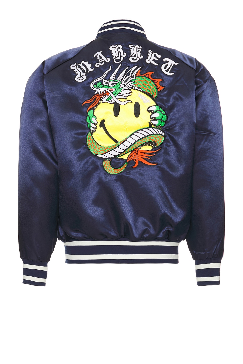 Market Smiley Souvenir Jacket in Navy | REVOLVE