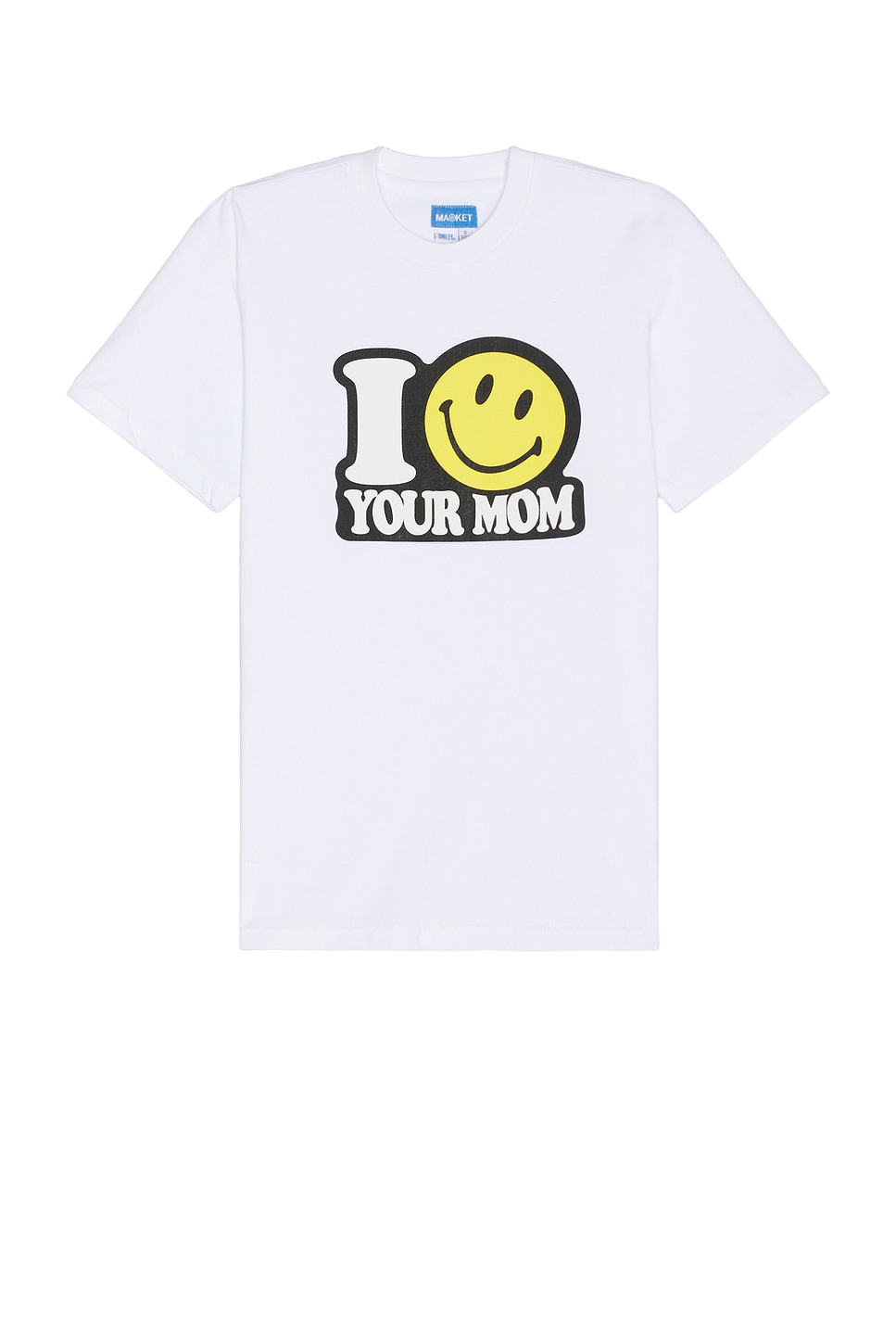Market Smiley Your Mom T-Shirt in White | REVOLVE