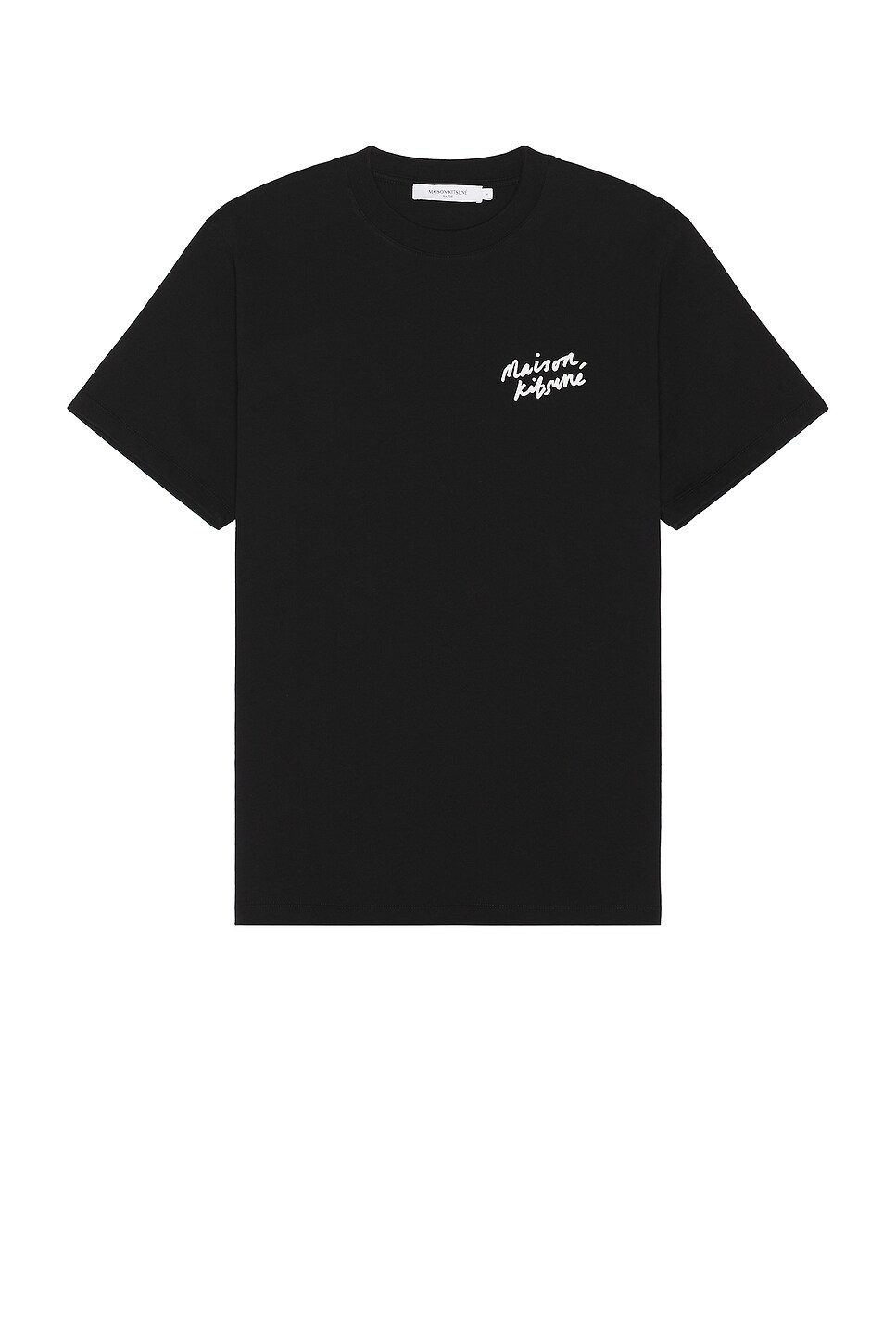 Maison Kitsune Mini Handwriting Classic Tee in Black | REVOLVE