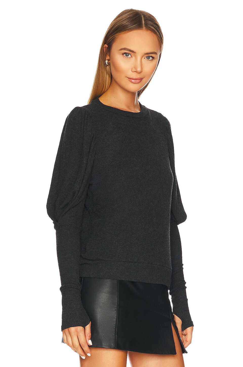 Michael Lauren Olaf Pullover in Charcoal | REVOLVE