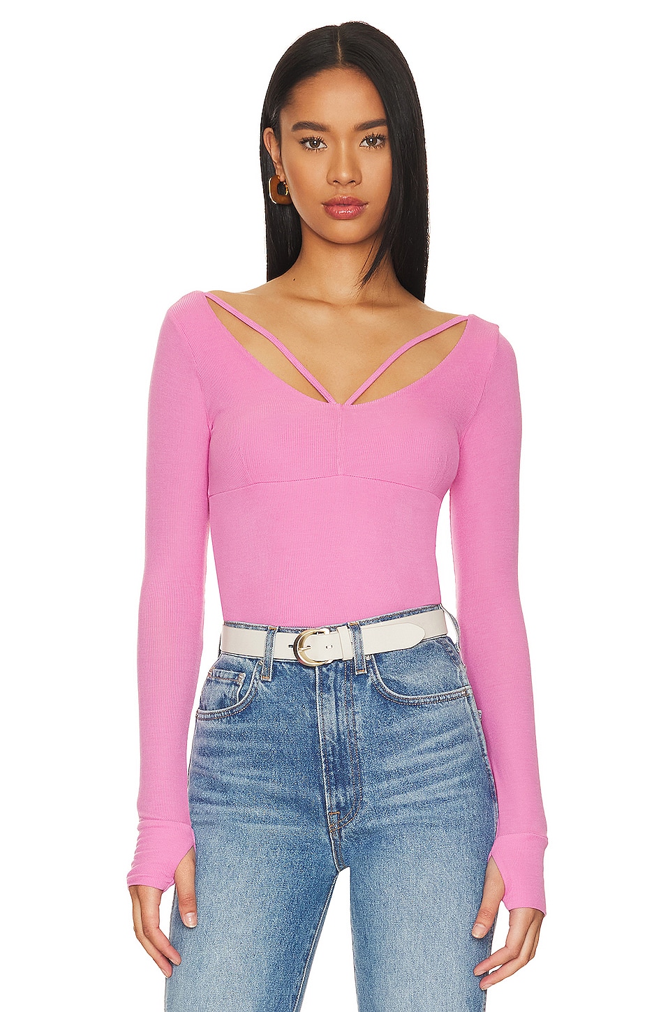 Michael Lauren Arbor Multi Straps Top in Party Pink | REVOLVE