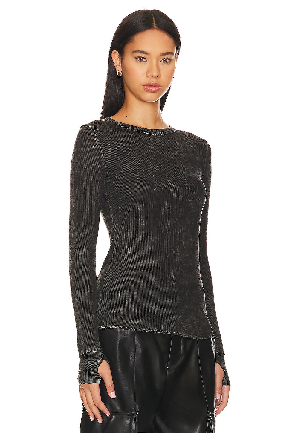 Michael Lauren Alick Tee in Black Mineral | REVOLVE
