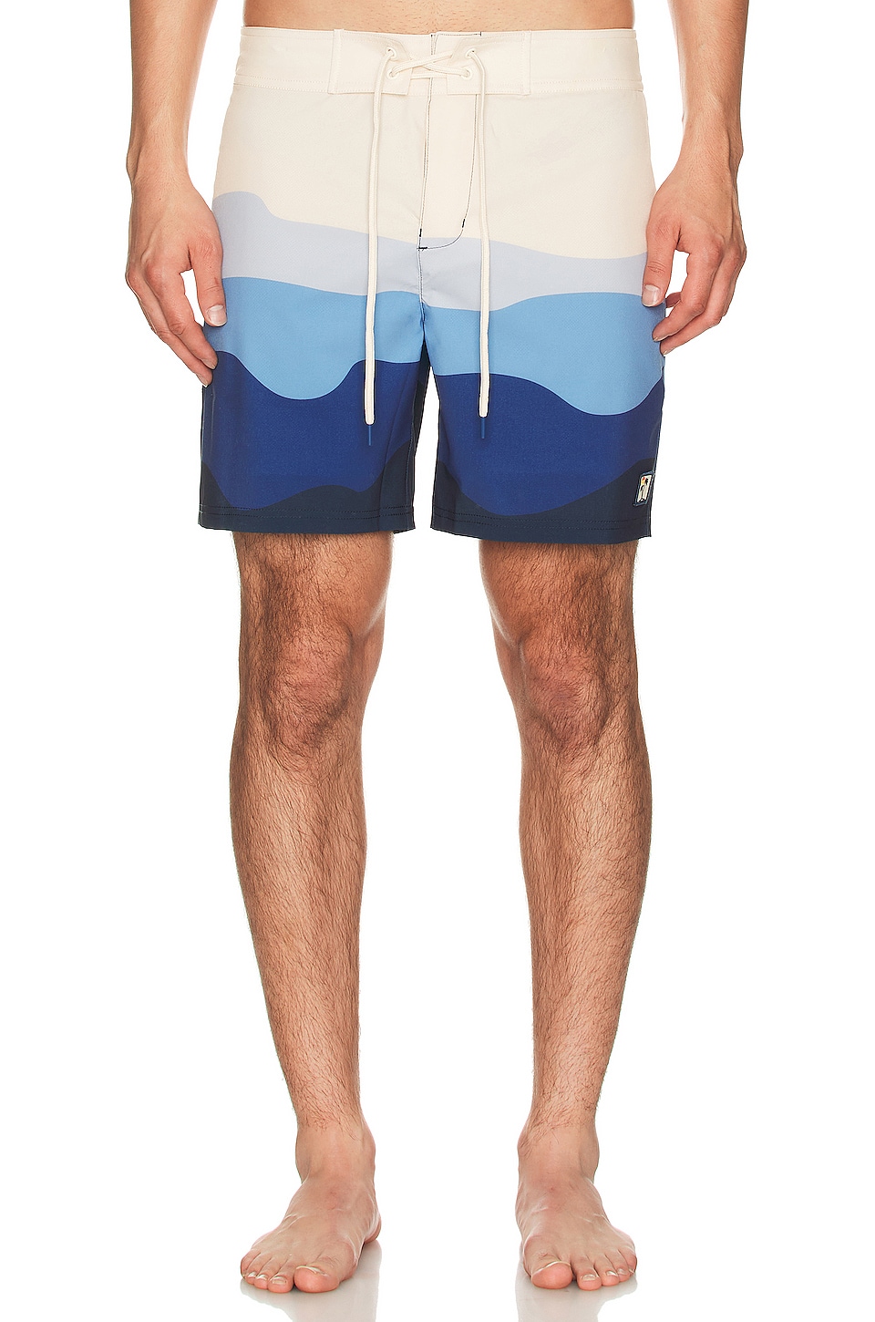 Marine Layer 4 Way Stretch Board Short 6.5" in Blue Wave | REVOLVE