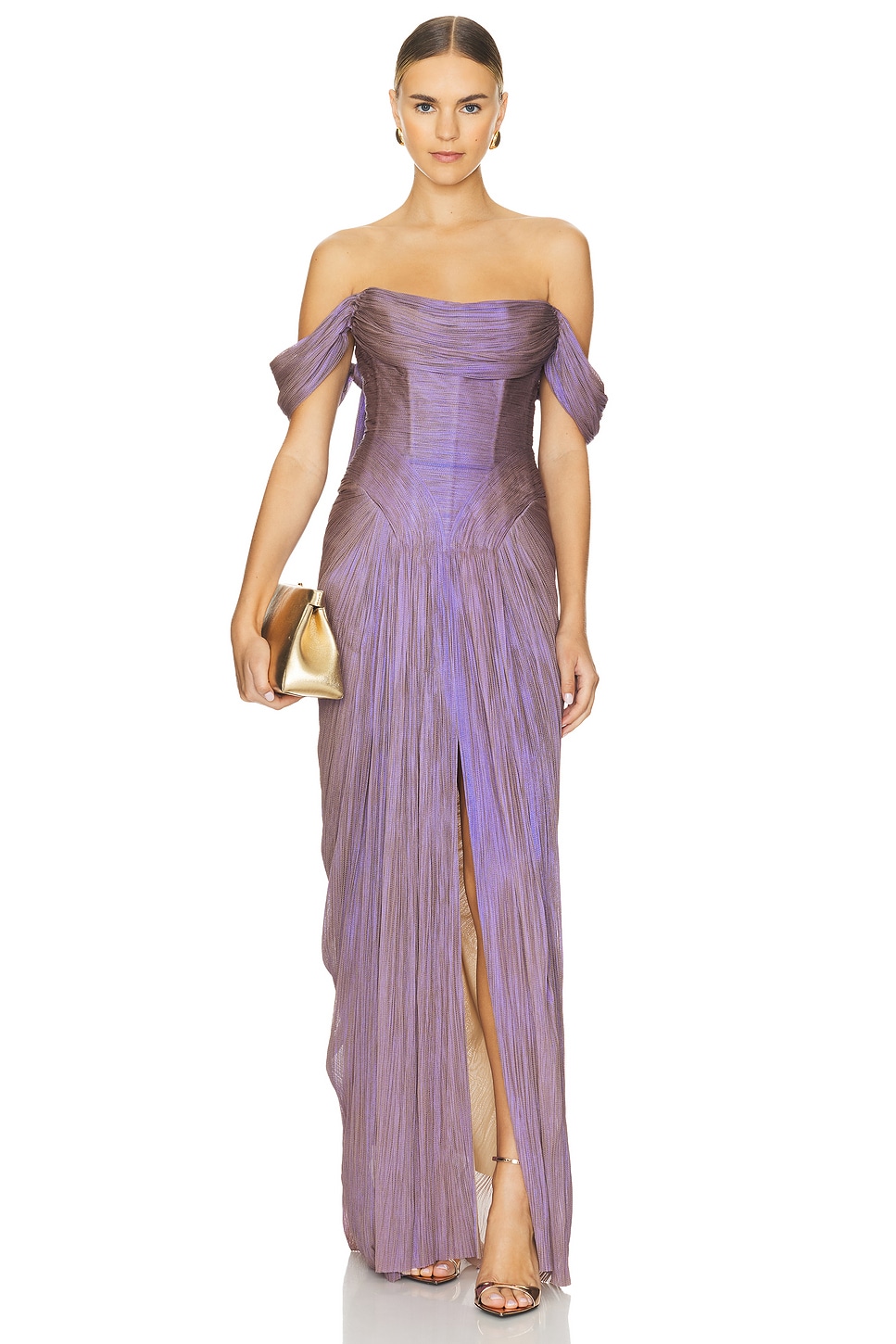 Maria Lucia Hohan Kalindi Gown in Iris | REVOLVE