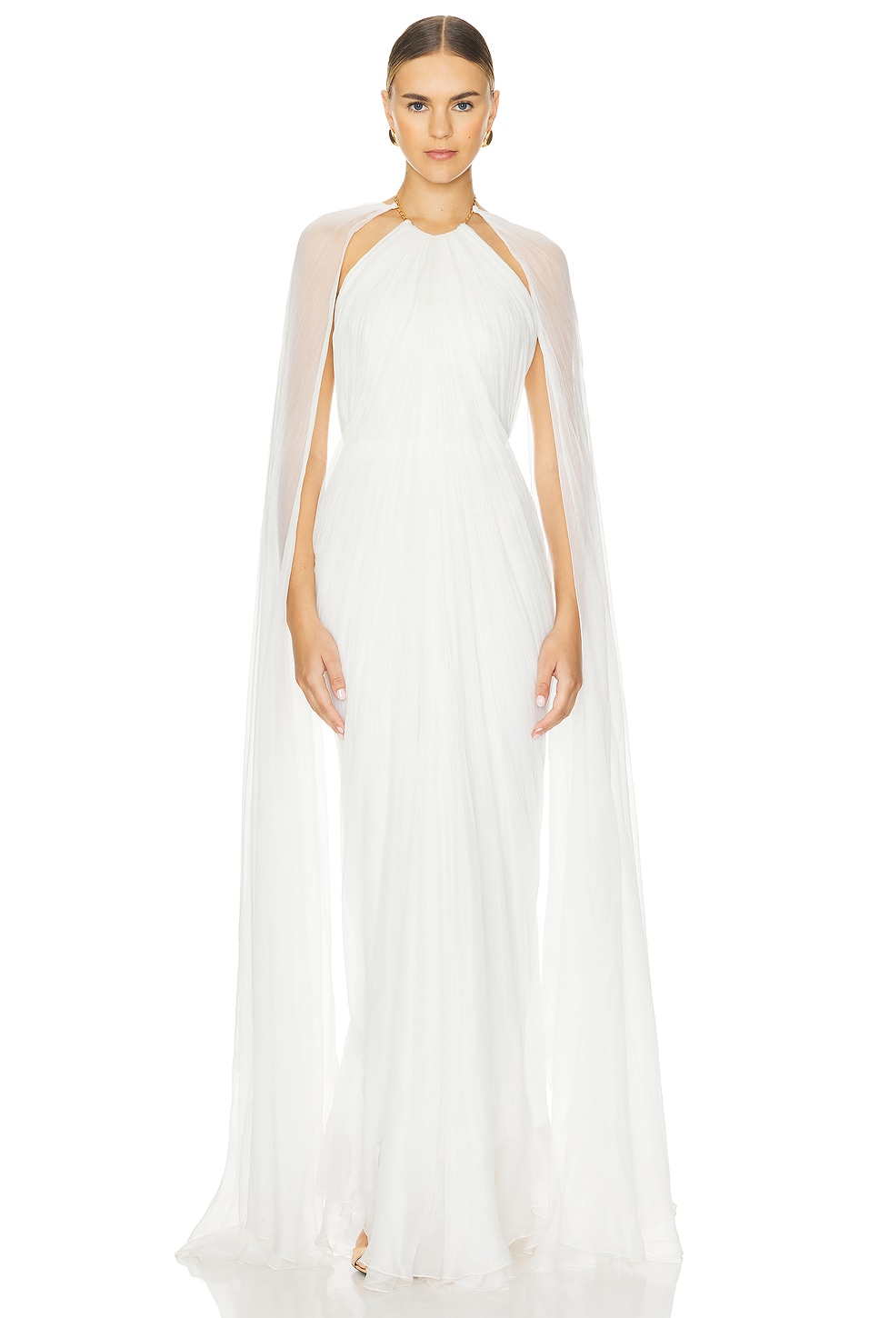 Maria Lucia Hohan Larisa Gown in Pearl White | REVOLVE