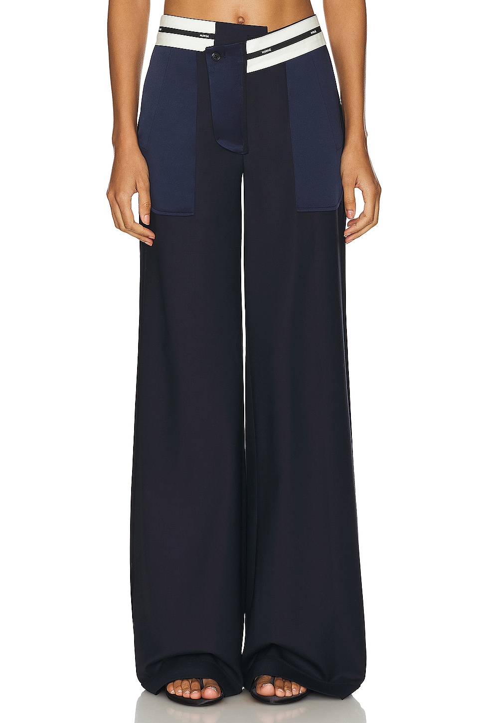 Monse Inside Out Trousers in Midnight | REVOLVE