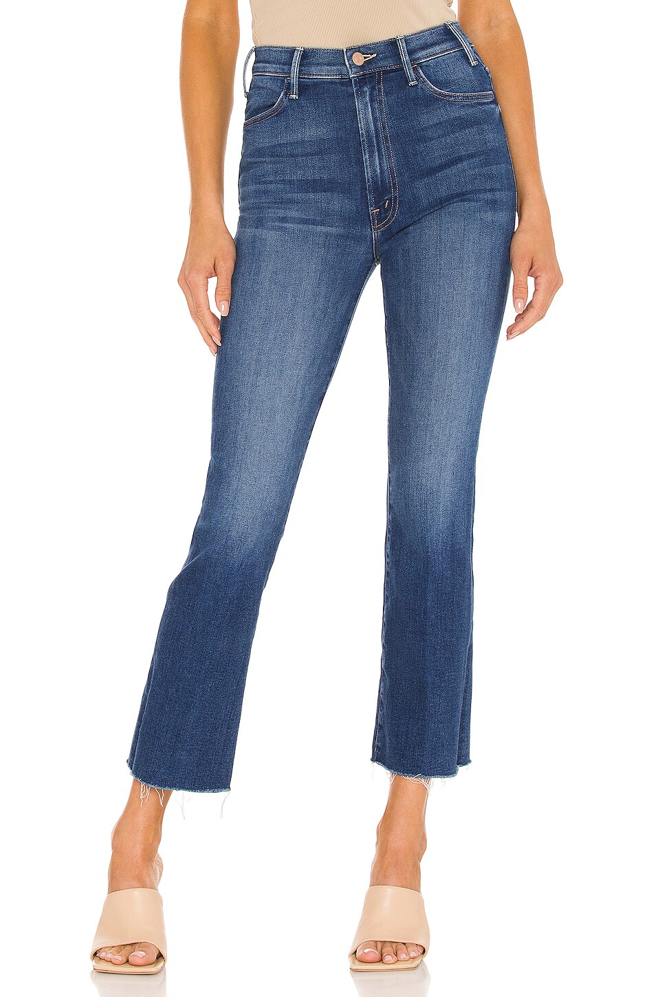 MOTHER The Hustler Ankle Fray in Balls Of Yarn | REVOLVE