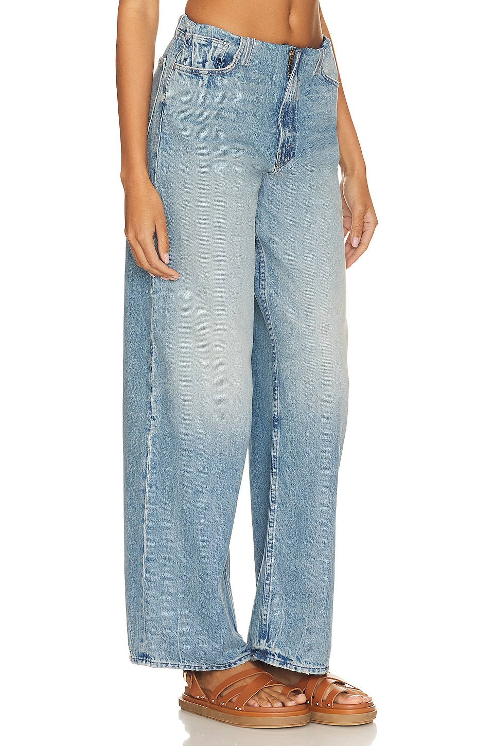 MOTHER The Tucked Under High Waisted Spinner Skimp in Oh Snap! | REVOLVE