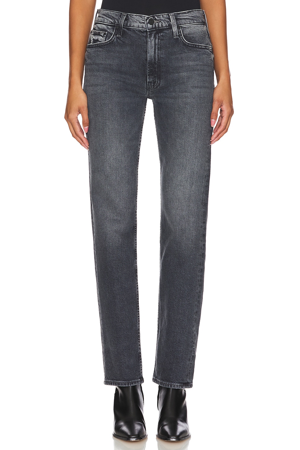 MOTHER The Mid Rise Rider Skimp Jeans in Outta Sight | REVOLVE