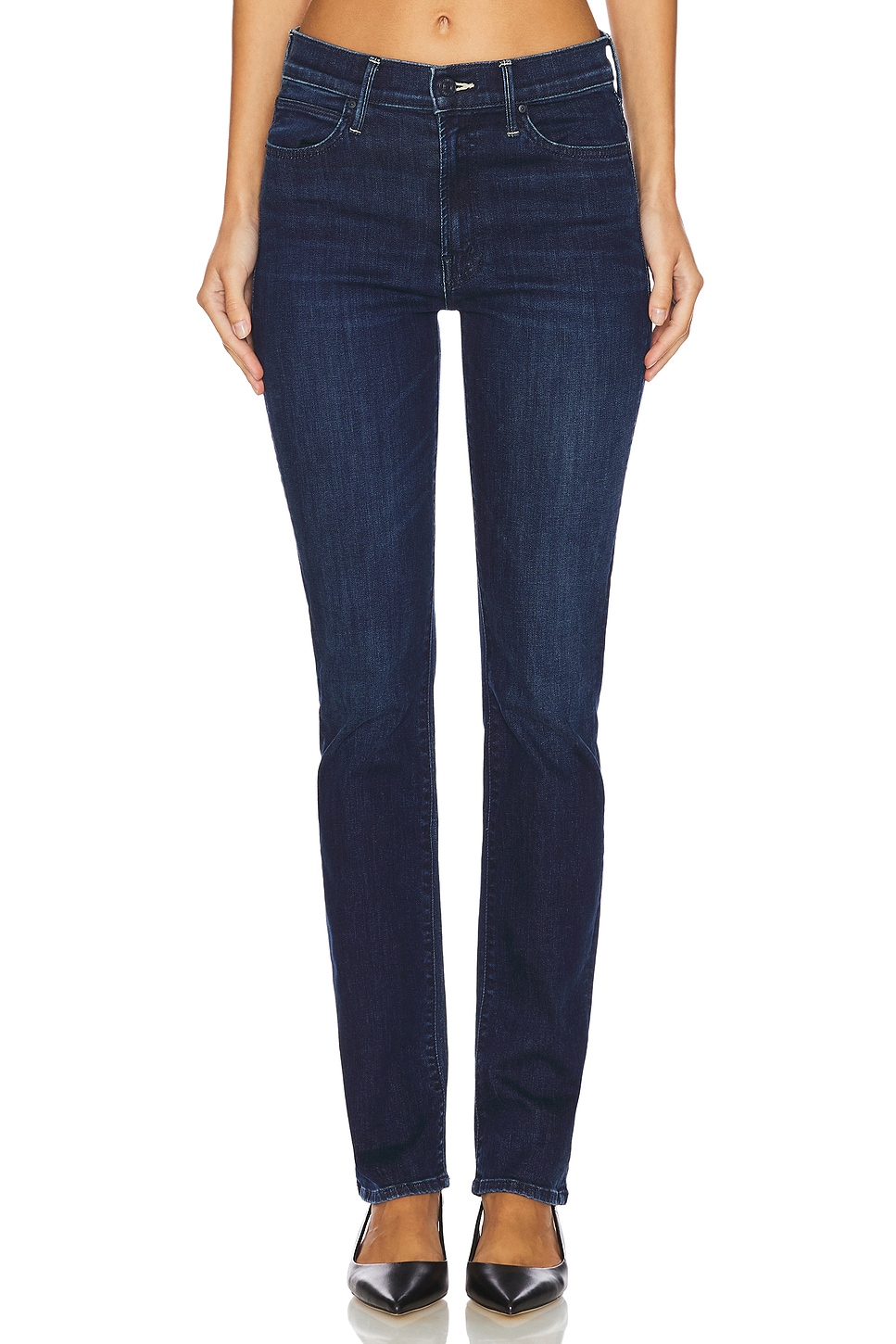 MOTHER The Rascal Skimp Jeans in I Put A Spell On You | REVOLVE