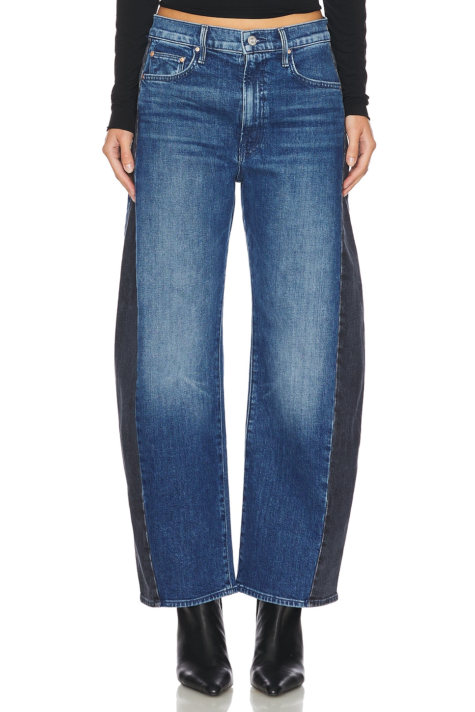 MOTHER The Half Pipe Flood in Black & Blue | REVOLVE