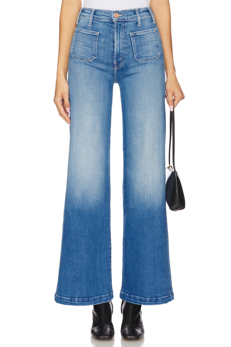 MOTHER Petite Lil' Hustler Roller Patch Pocket Sneak in Piece By Piece ...