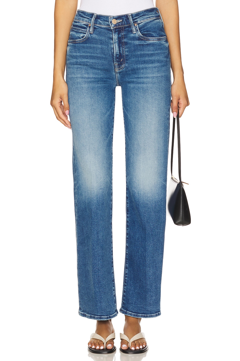 MOTHER Petite Lil' Kick It Jeans in Bitchin' | REVOLVE