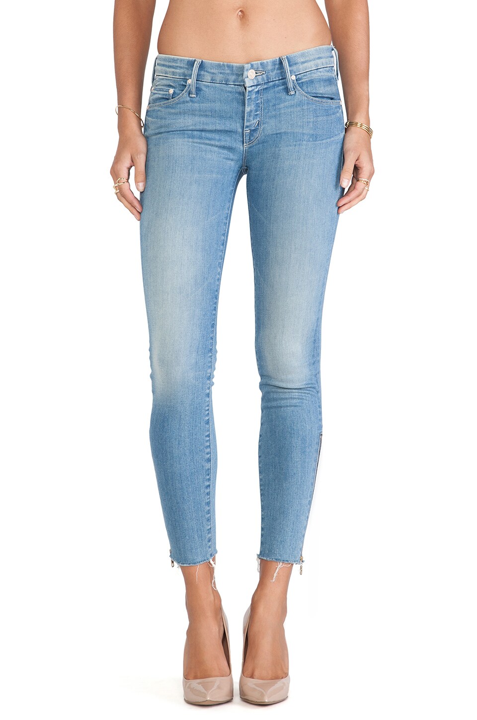 MOTHER Looker Zip Fray in Home Sweet Home | REVOLVE