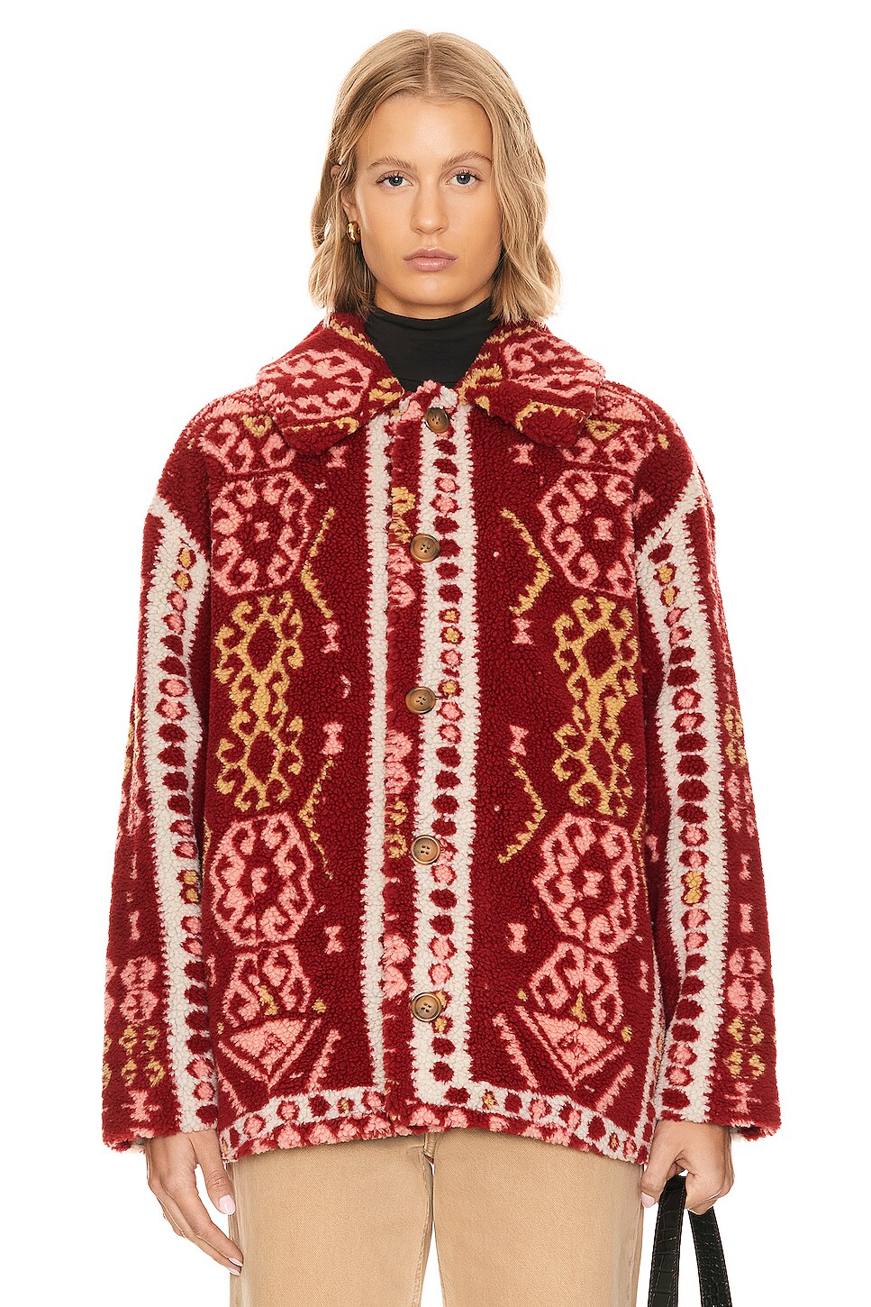 MOTHER The Warm Fuzzy Jacket in Snug As A Bug In A Rug | REVOLVE