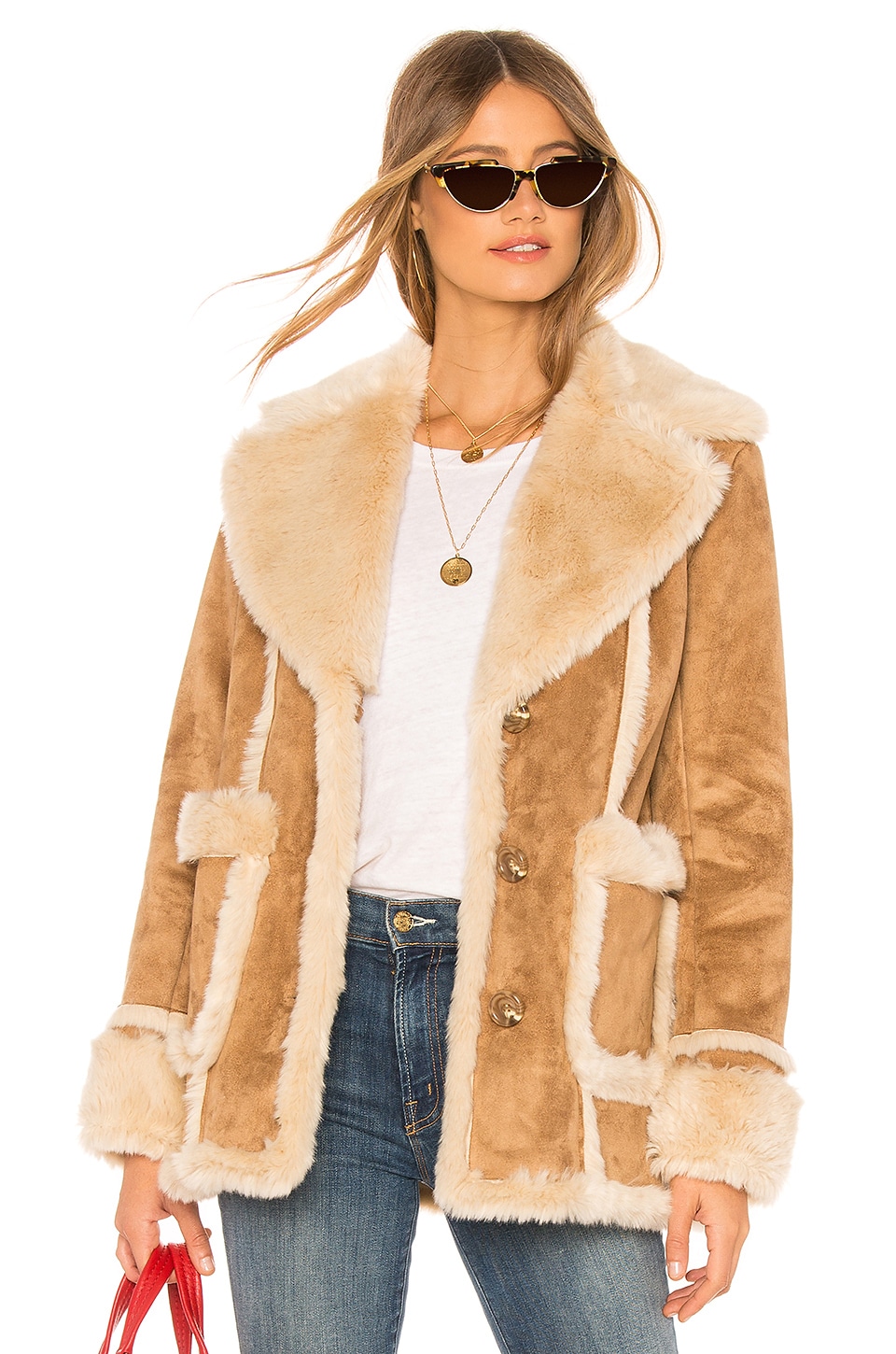MOTHER The Faux Fur Patch Pocket Trapper in Home On The Range | REVOLVE