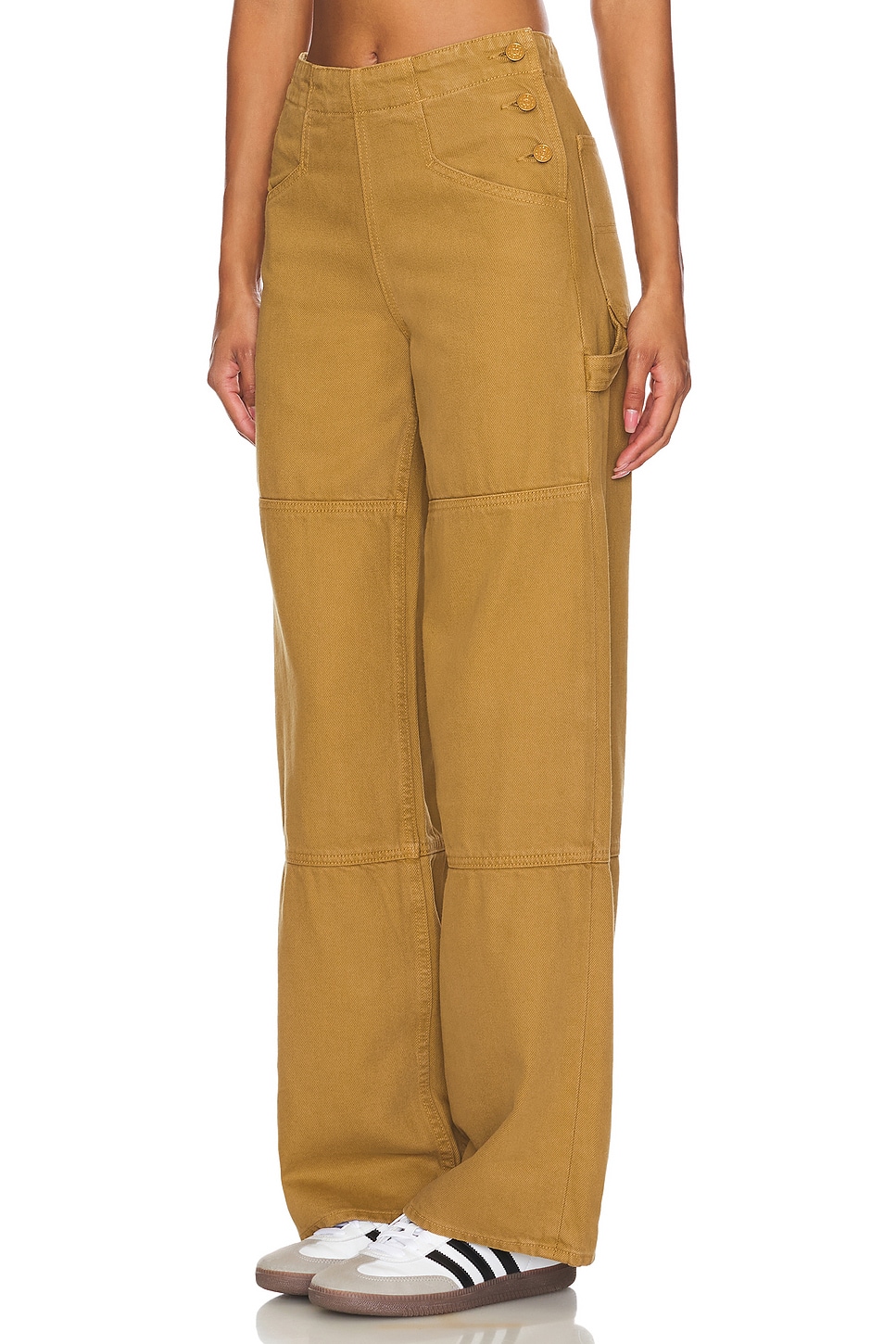 MOTHER The Smoothie Utility Skimp in Bronze Mist | REVOLVE