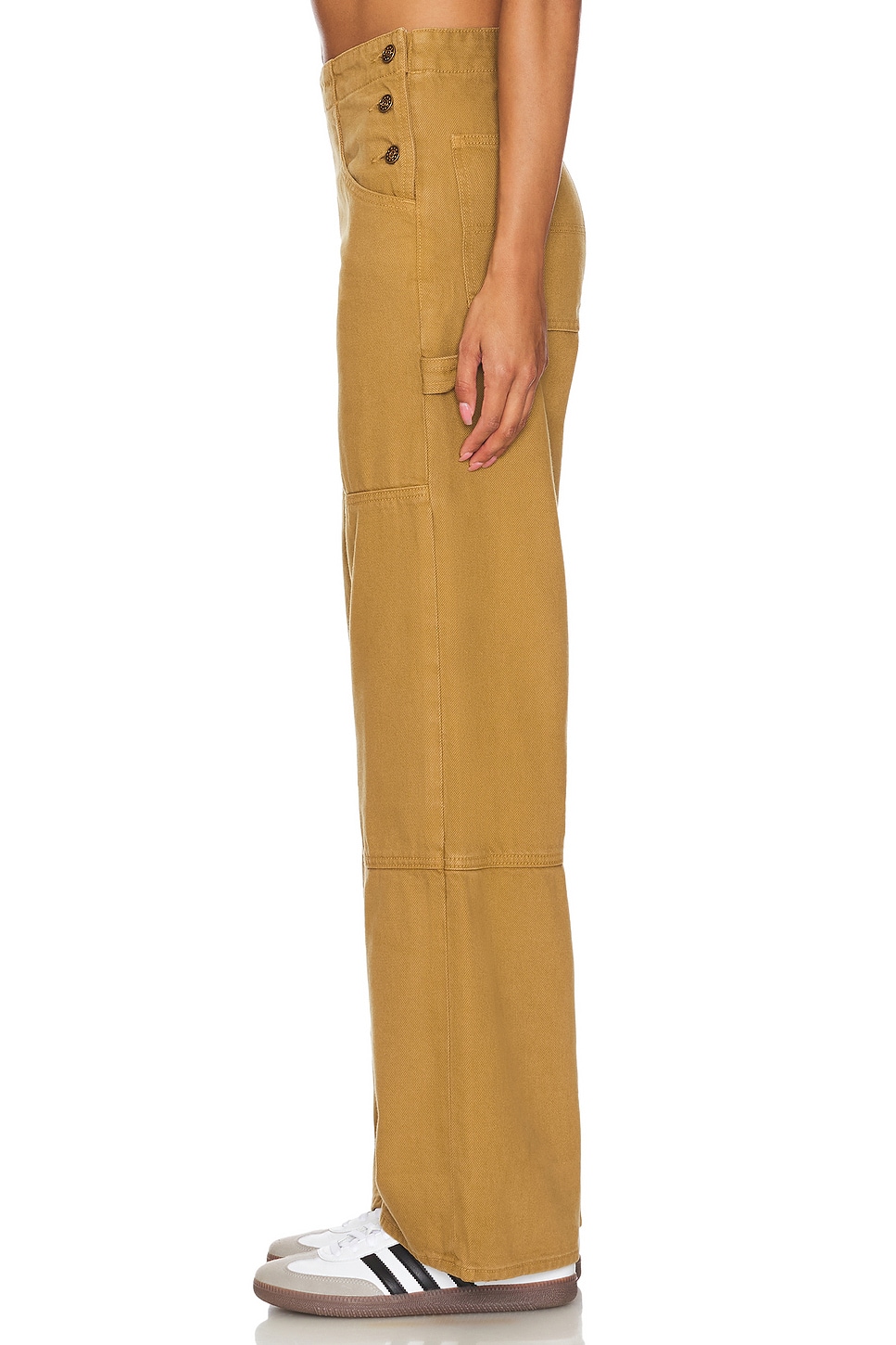 MOTHER The Smoothie Utility Skimp in Bronze Mist | REVOLVE