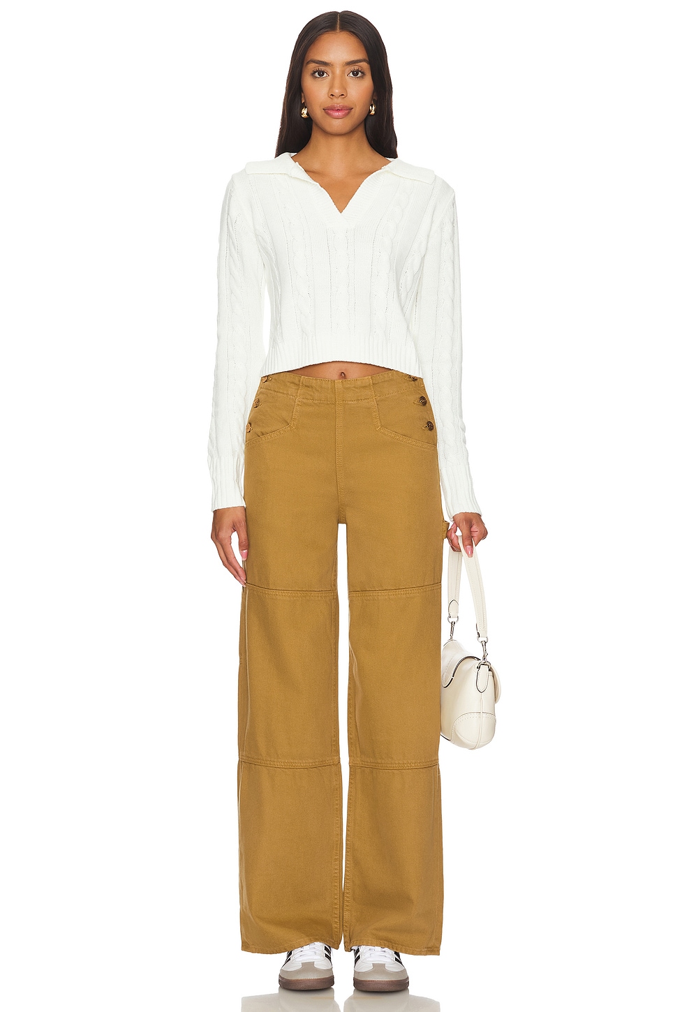 MOTHER The Smoothie Utility Skimp in Bronze Mist | REVOLVE