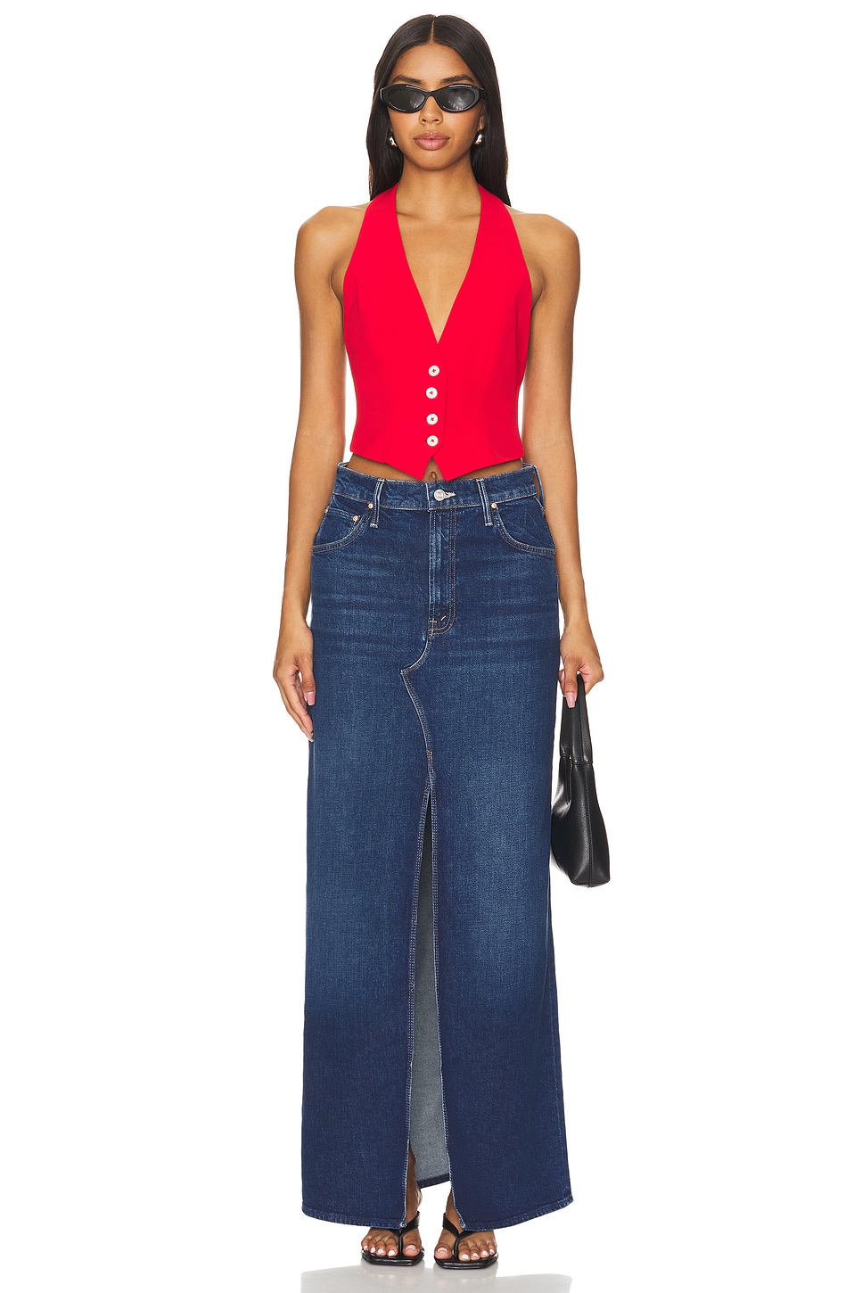 MOTHER The Bombshell Maxi Skirt in Cannonball | REVOLVE